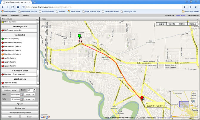 TecnoCom | Rastreo Satelital